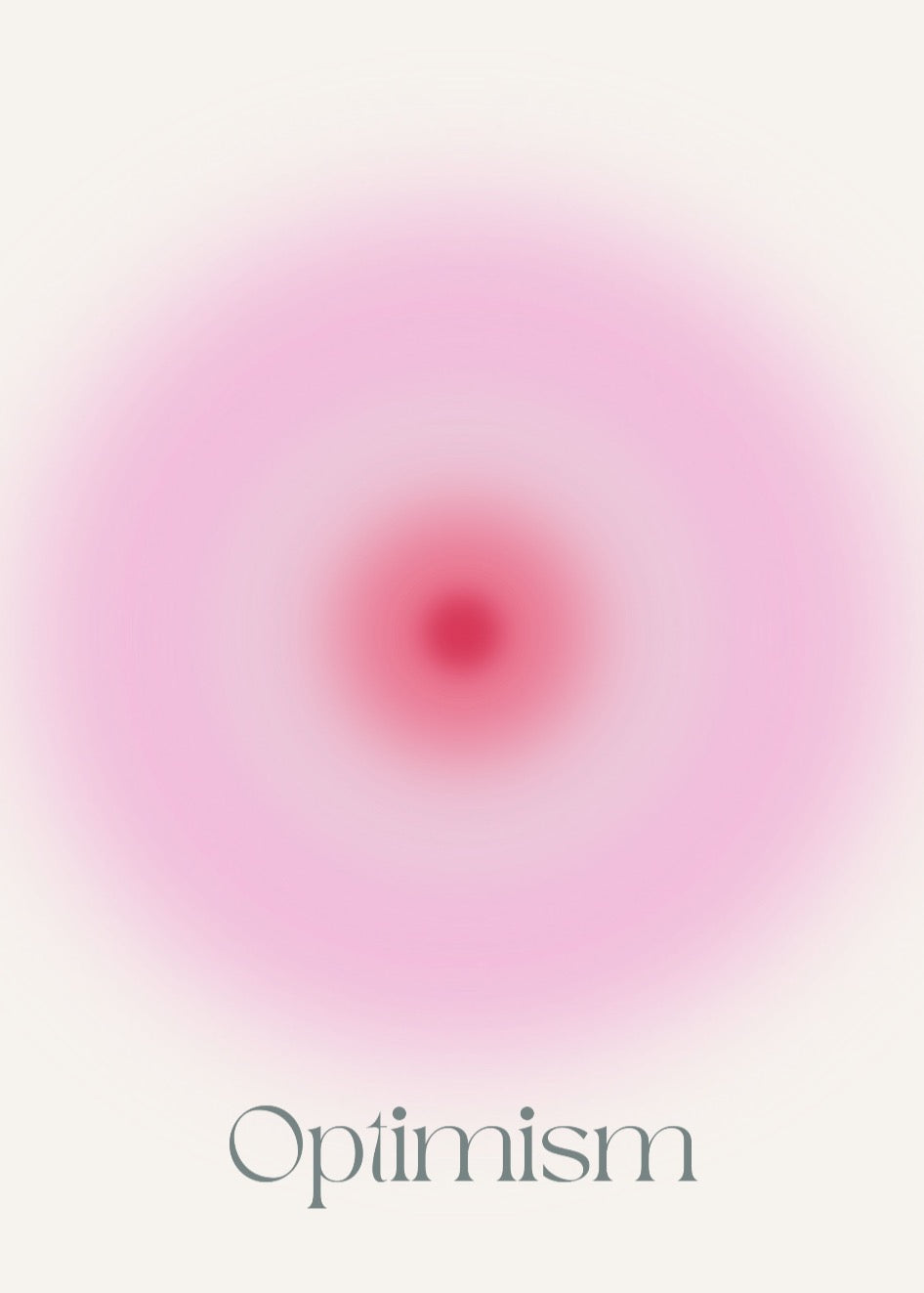 Optimism Poster- Cuadros Abstract | Studio Malek