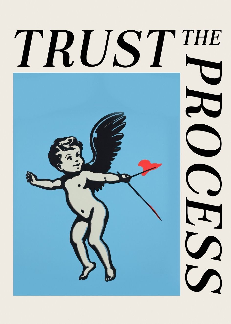 Trust The Process Poster | Cuadros Eclécticos - Studio Malek