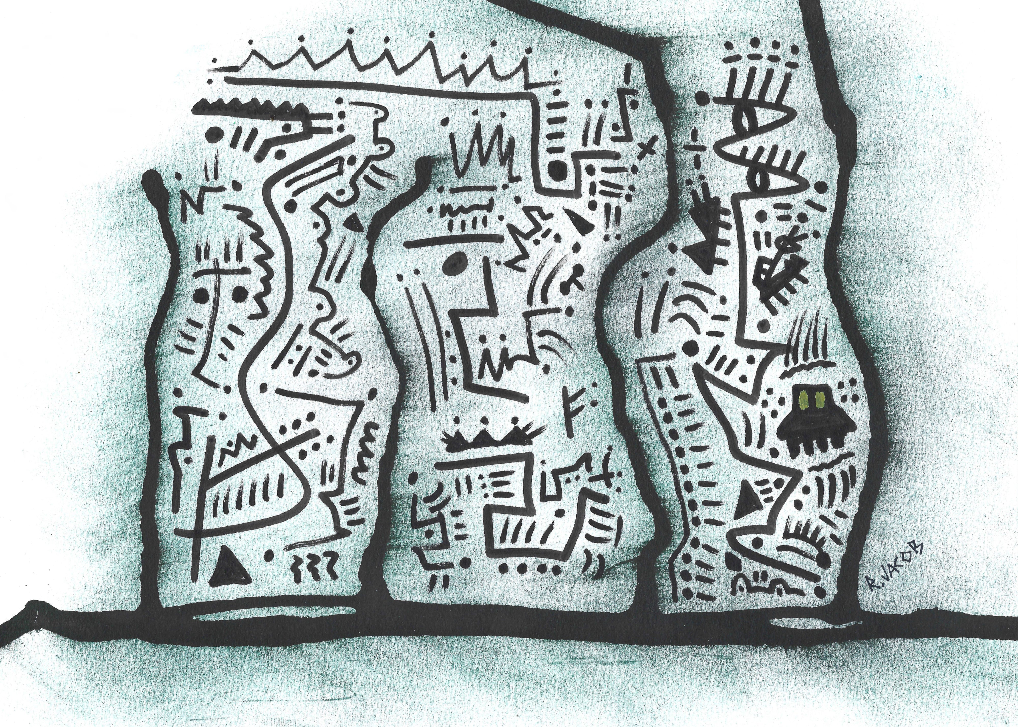 Cuadro la Pared - Arte gráfico de Ricardo Jacob | Studio Malek