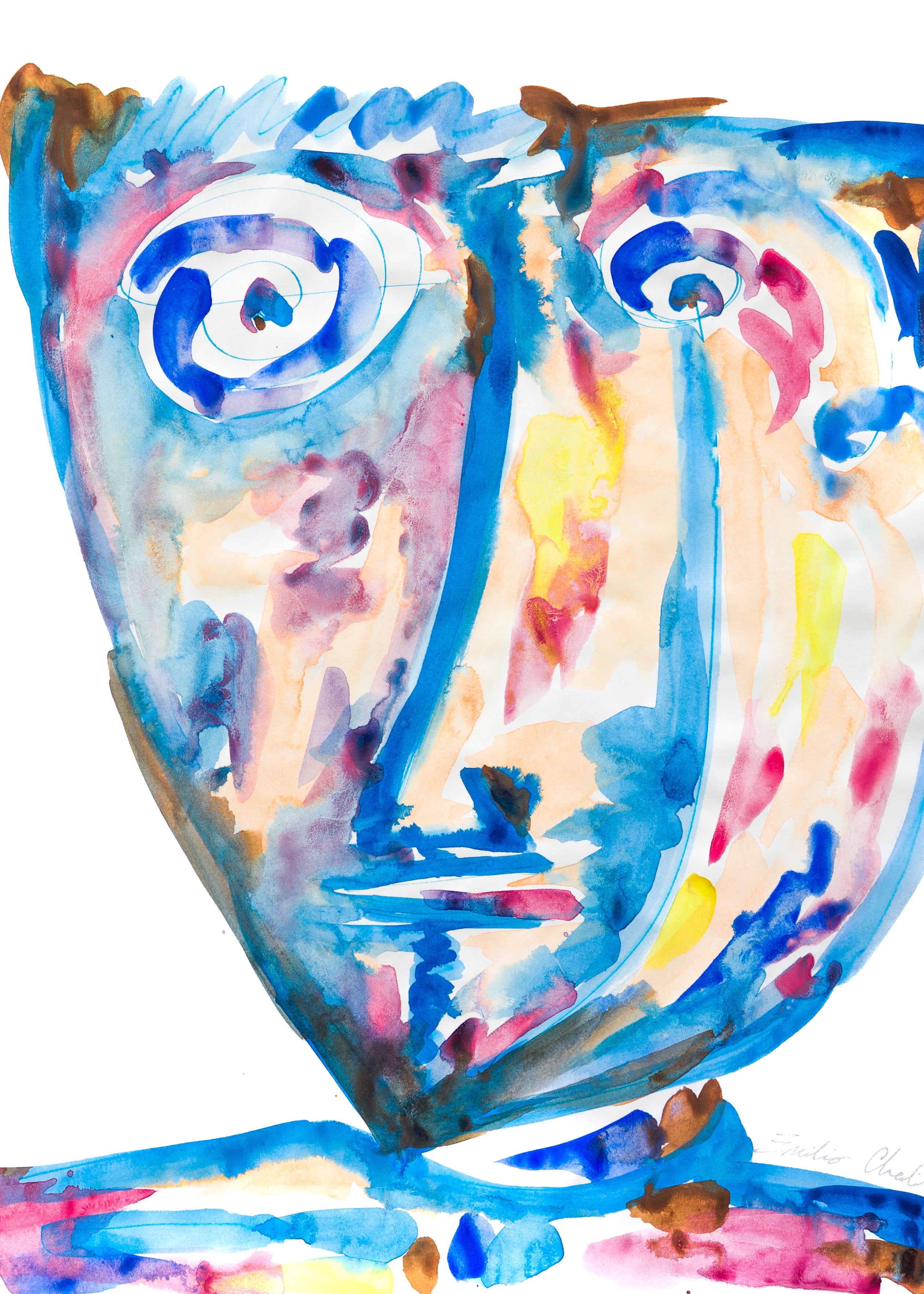 Blue face – Studio Malek