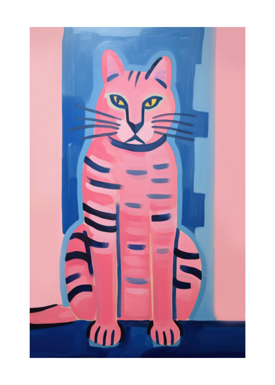 Angry Cat Poster | Cuadros Eclécticos - Studio Malek