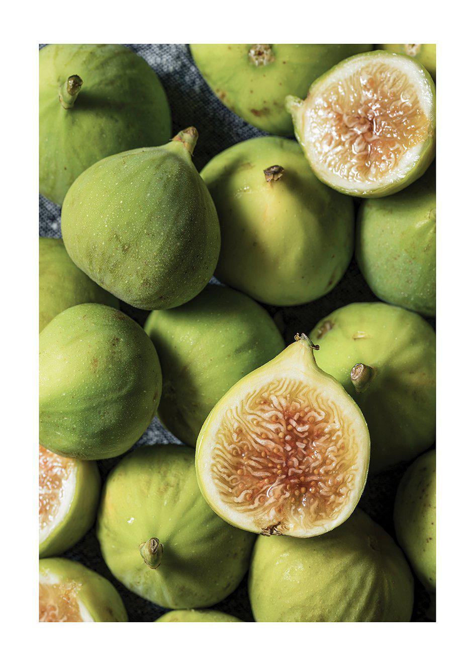 Higos Poster - Fotografía de Higos Verdes |Studio Malek